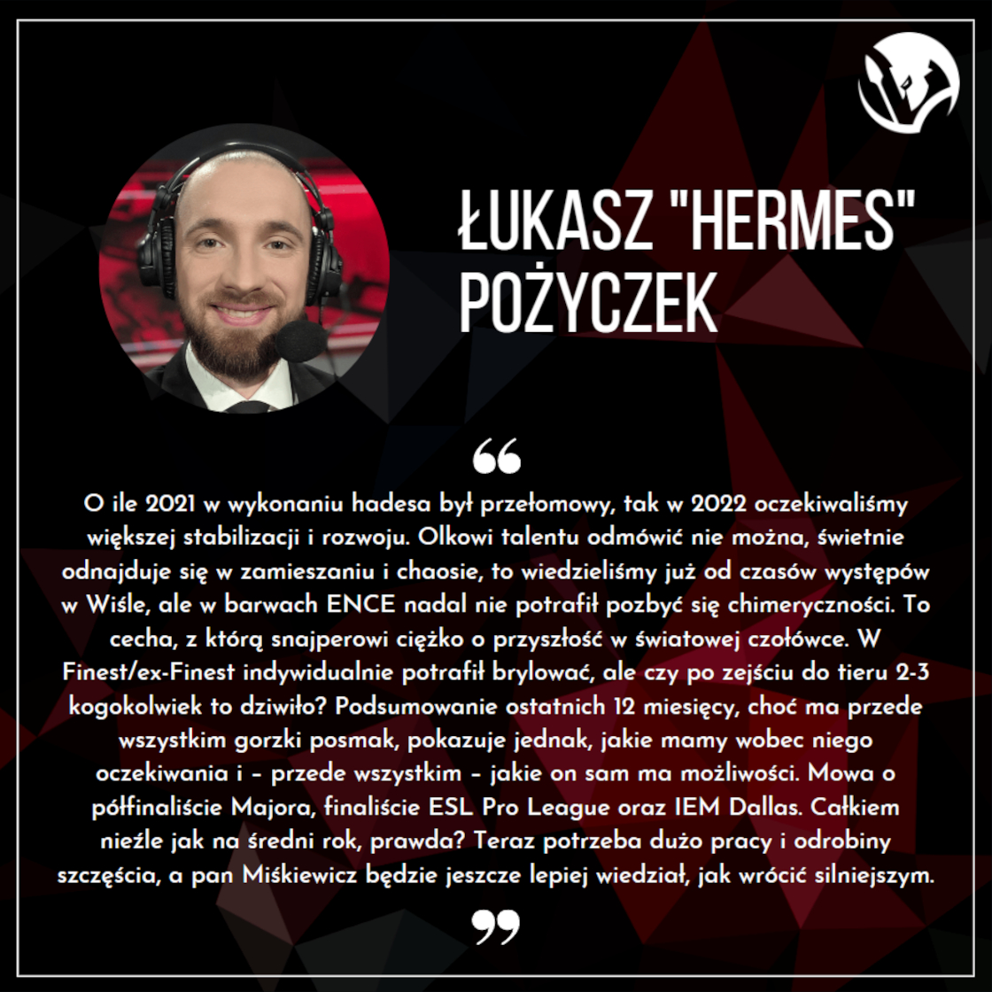 Najlepsi polscy gracze CS:GO 2022 roku – 2. hades